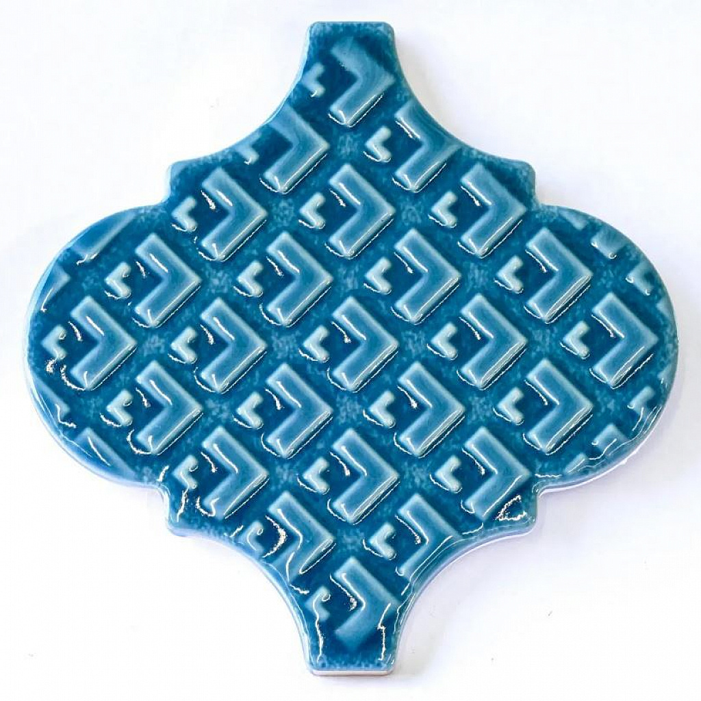 Rossetto Tiles | Arabesca Chinois Blue Pattern 3