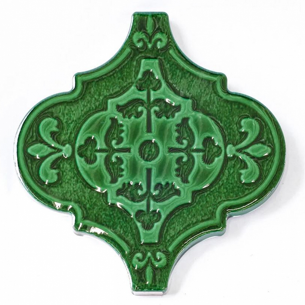 Rossetto Tiles | Arabesca Heritage Green Pattern 2