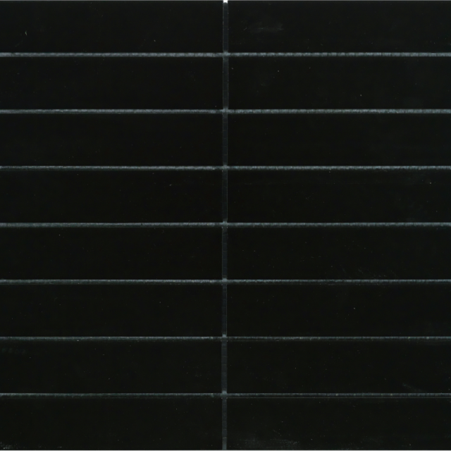 Rossetto Tiles | Entiva Glazed Black Kit Kat Mosaic