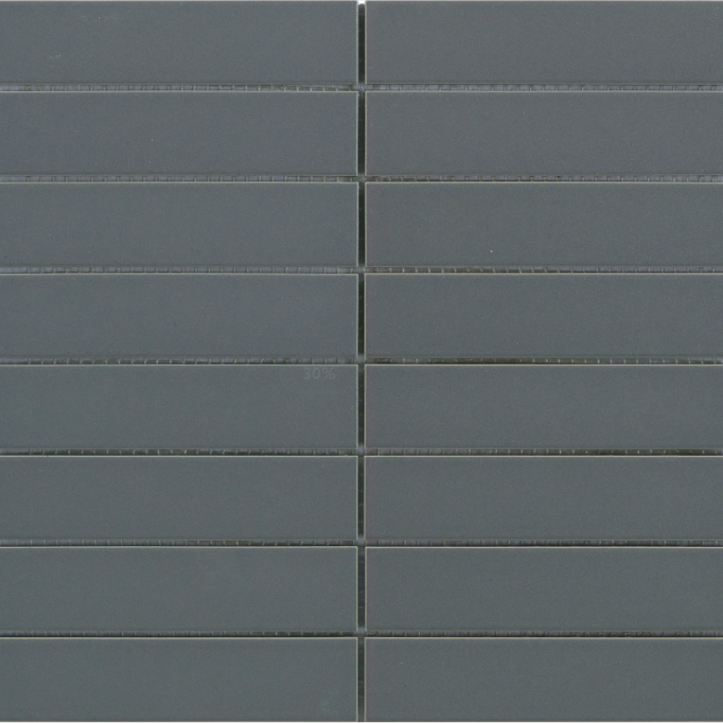 Rossetto Tiles | Entiva Glazed Dark Grey Kit Kat Mosaic