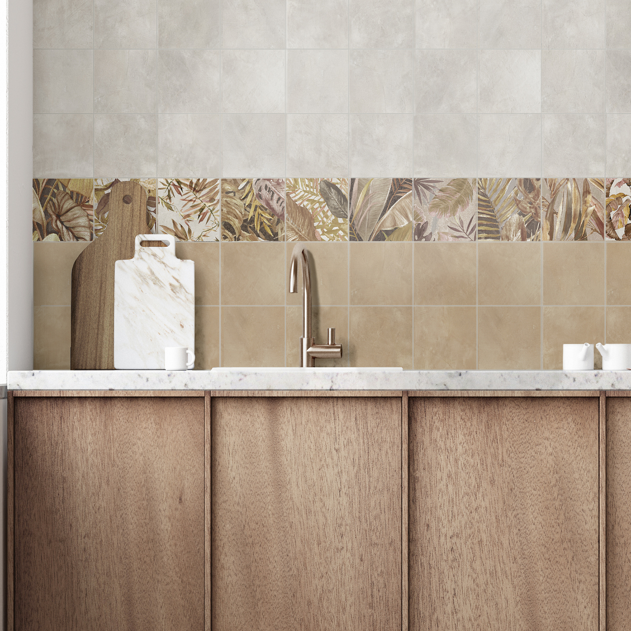 Rossetto Tiles | Forest Gardenia White