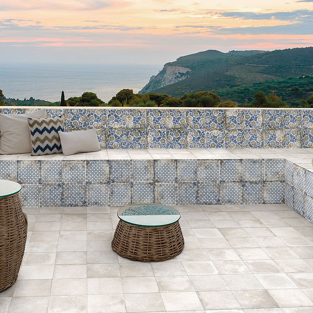 Rossetto Tiles | Maioliche Cementine Bianco Plain
