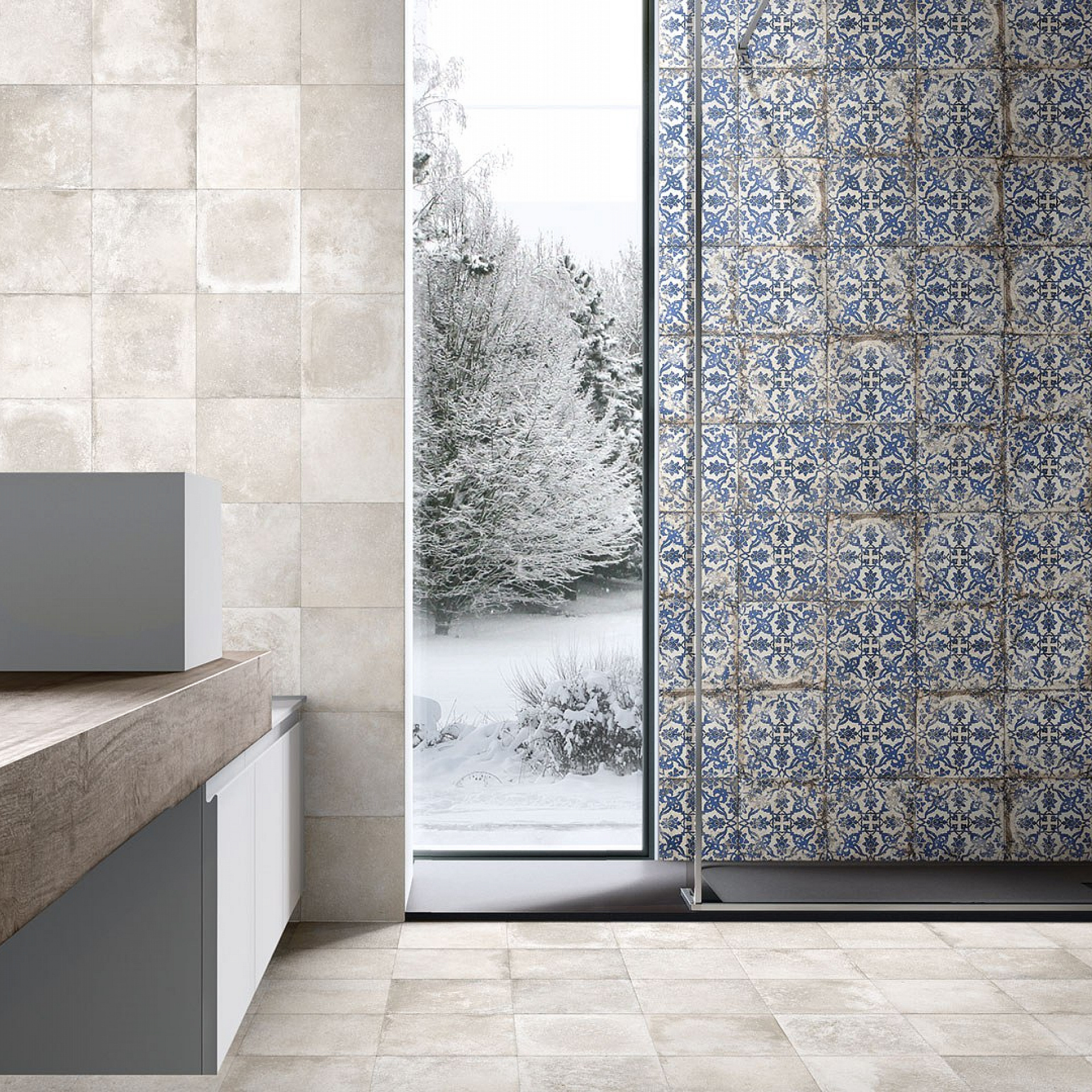Rossetto Tiles | Maioliche Cementine Bianco Plain