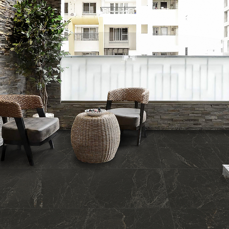 Rossetto Tiles | Pietra Black
