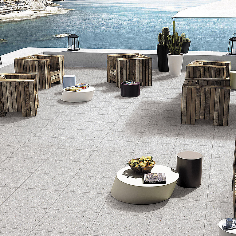 Rossetto Tiles | Terrazzo Stone Grigio