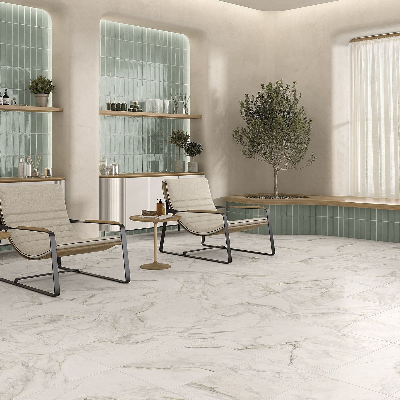 Rossetto Tiles | Vivant Vert Ligne
